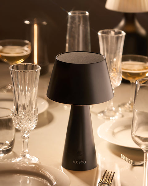 Helia Solar Outdoor Cordless Lamp - White | RO:SHA Lighting